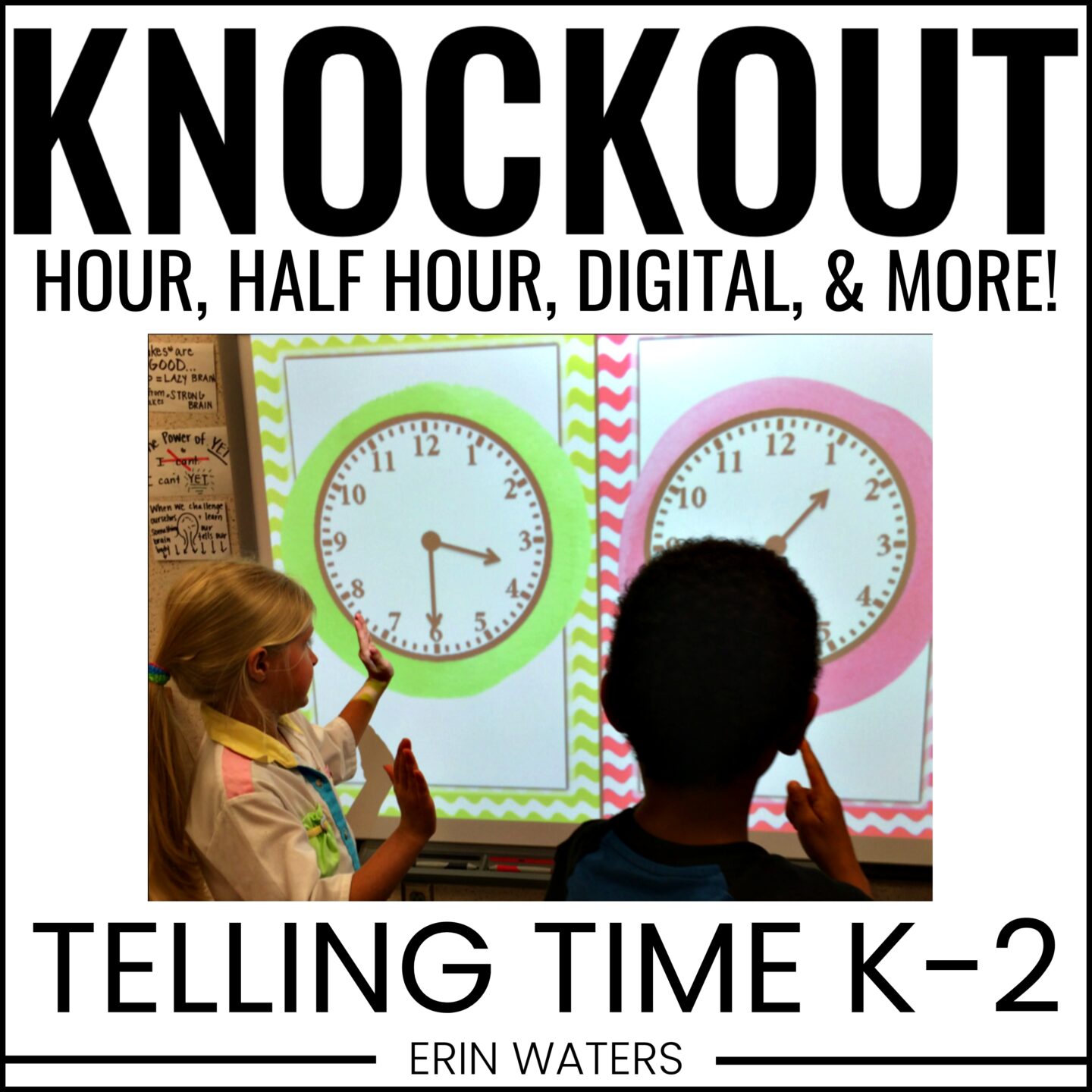 Telling Time to the Hour and Half Hour - Telling Time Games - Analog ...