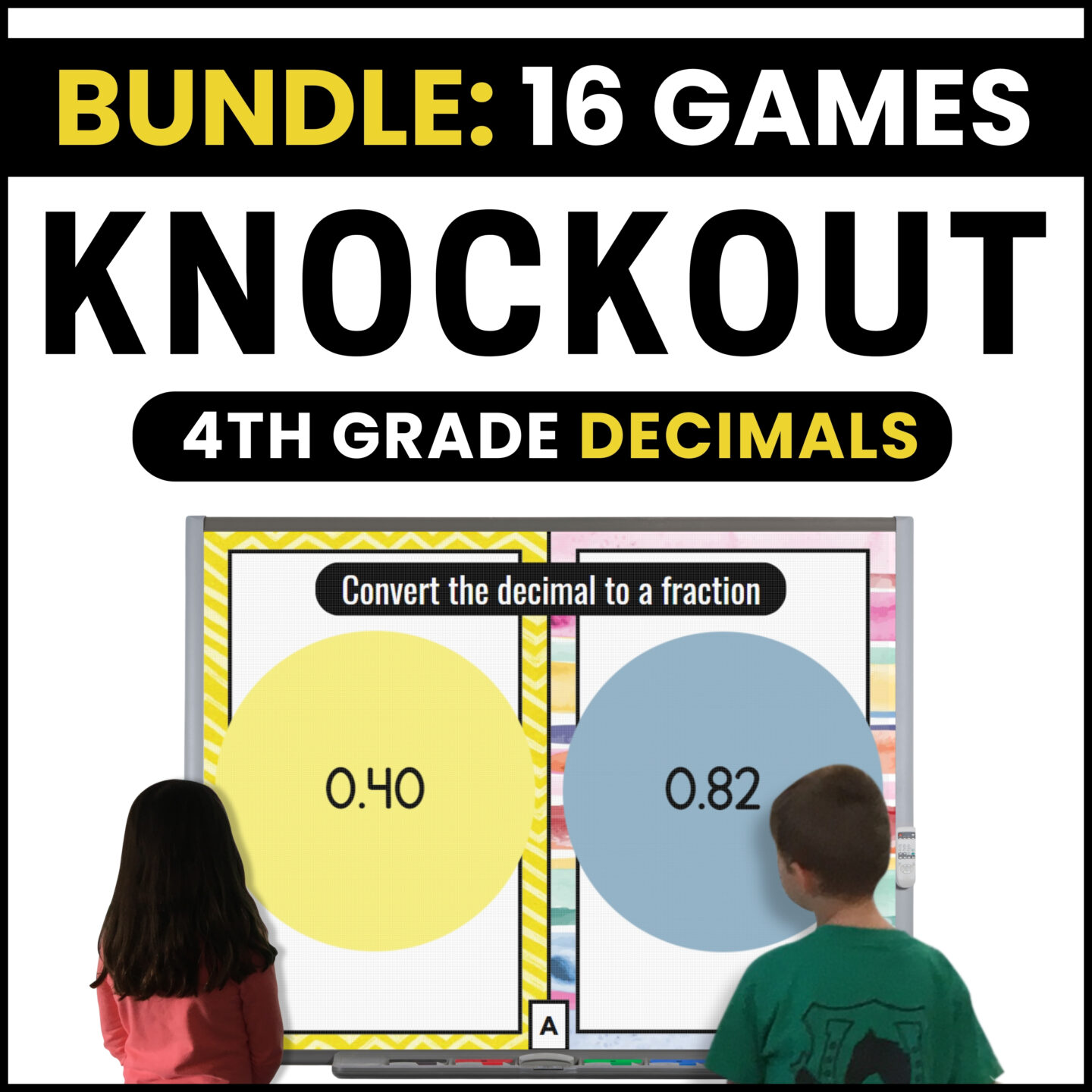 4th Grade Decimals Games Bundle - 4th Grade Math Review Games - Math ...