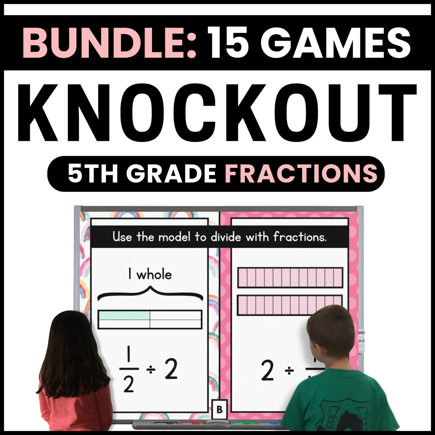 5th Grade Fractions Games Bundle - Add, Subtract, Multiply, & Divide ...