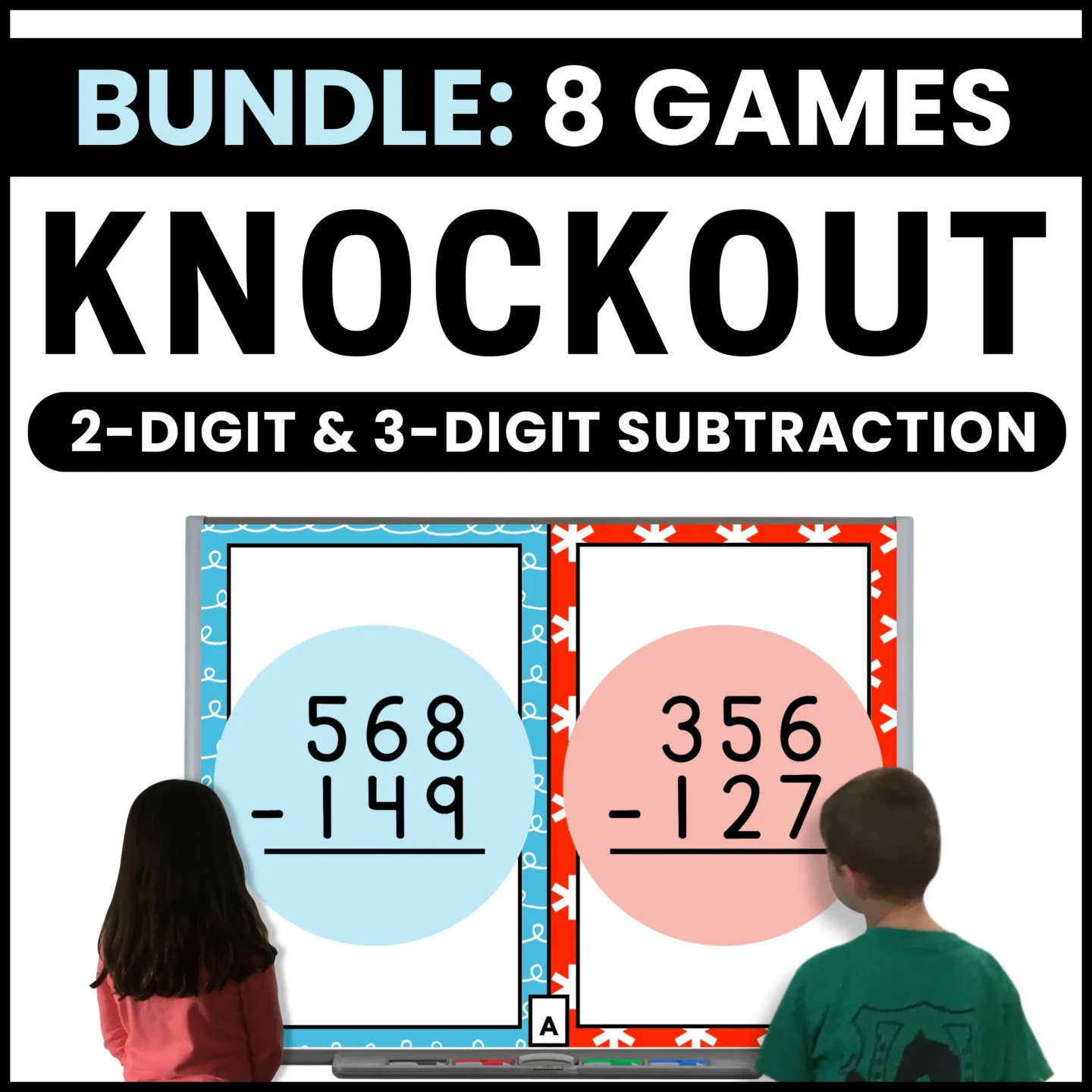 2-Digit Subtraction and 3-Digit Subtraction With & Without Regrouping ...