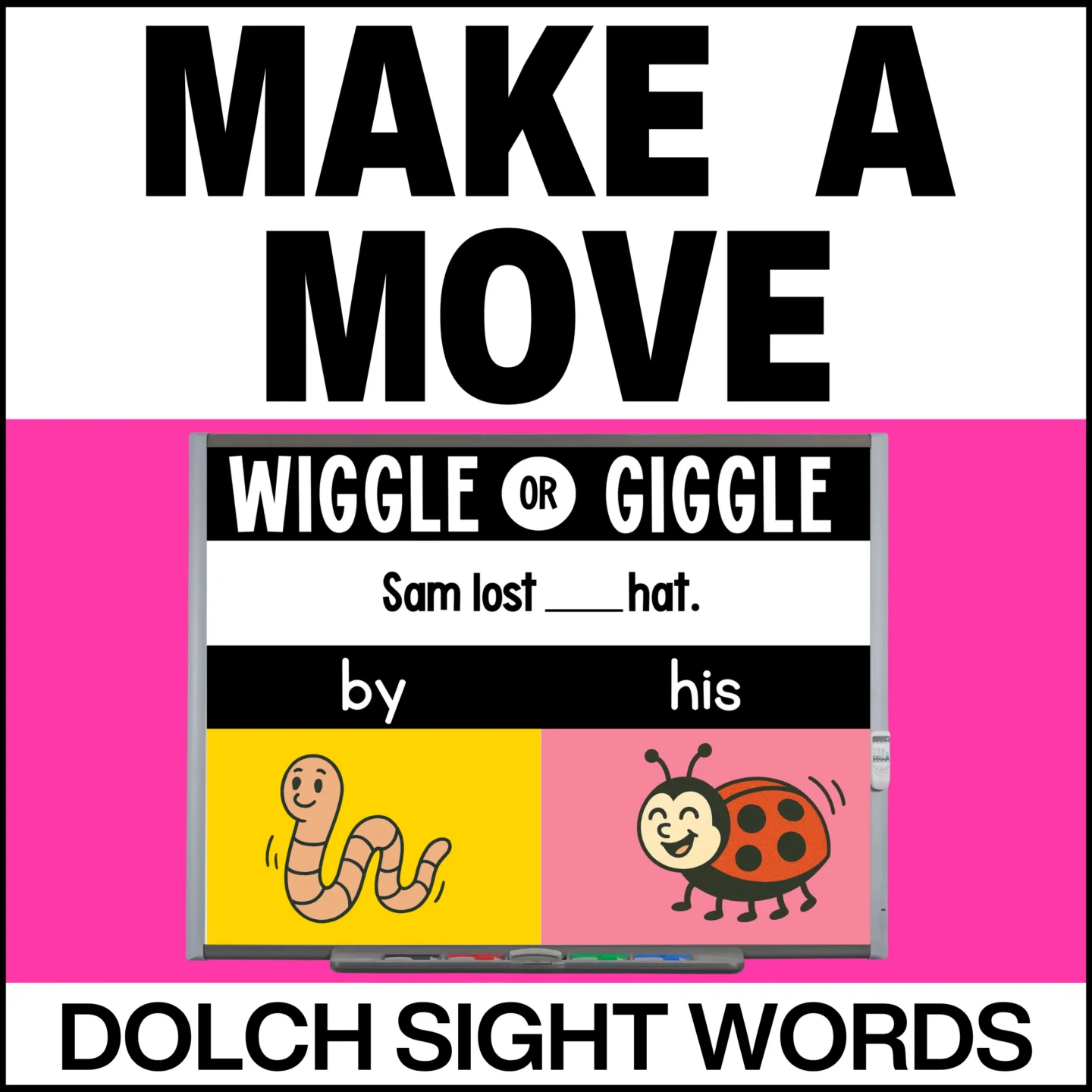 Spring 1st Grade Literacy Game for Movement - 1st Grade Dolch Sight ...